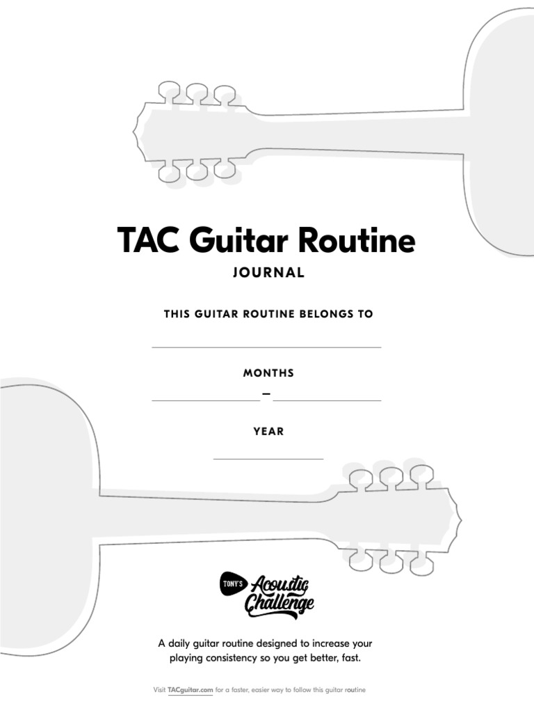 Free TAC Guitar Routine Planner | PDF