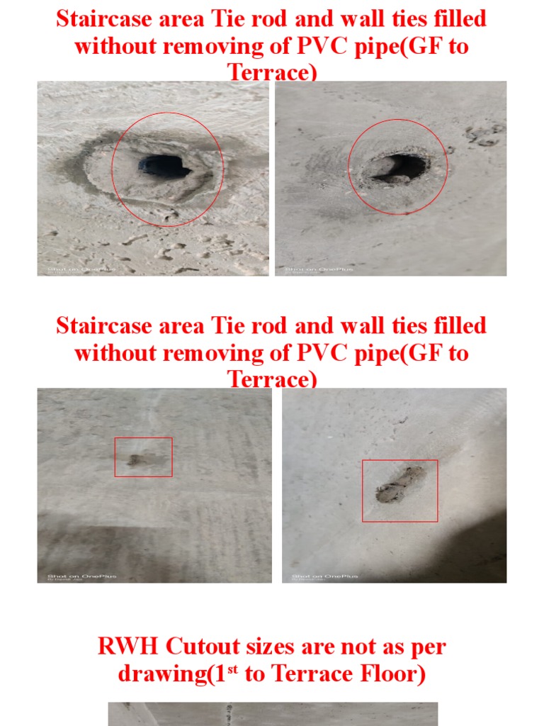 Tower 01 RCC Reparing Pending Points | PDF