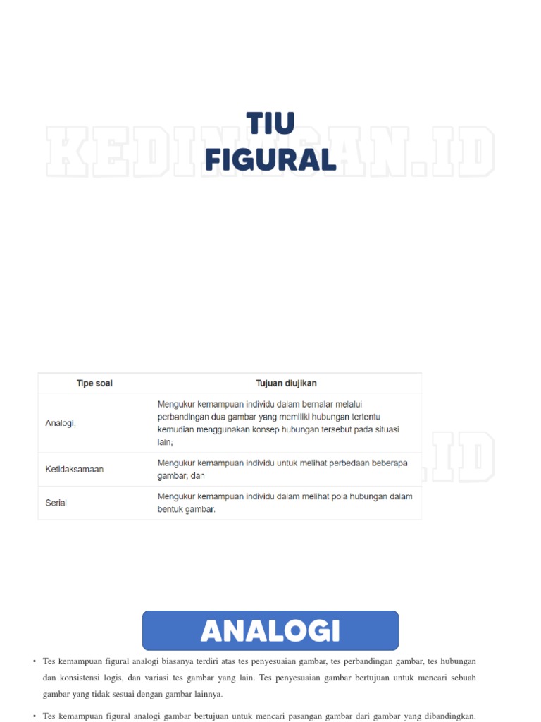 Contoh Soal Tes Kemampuan Figural | PDF