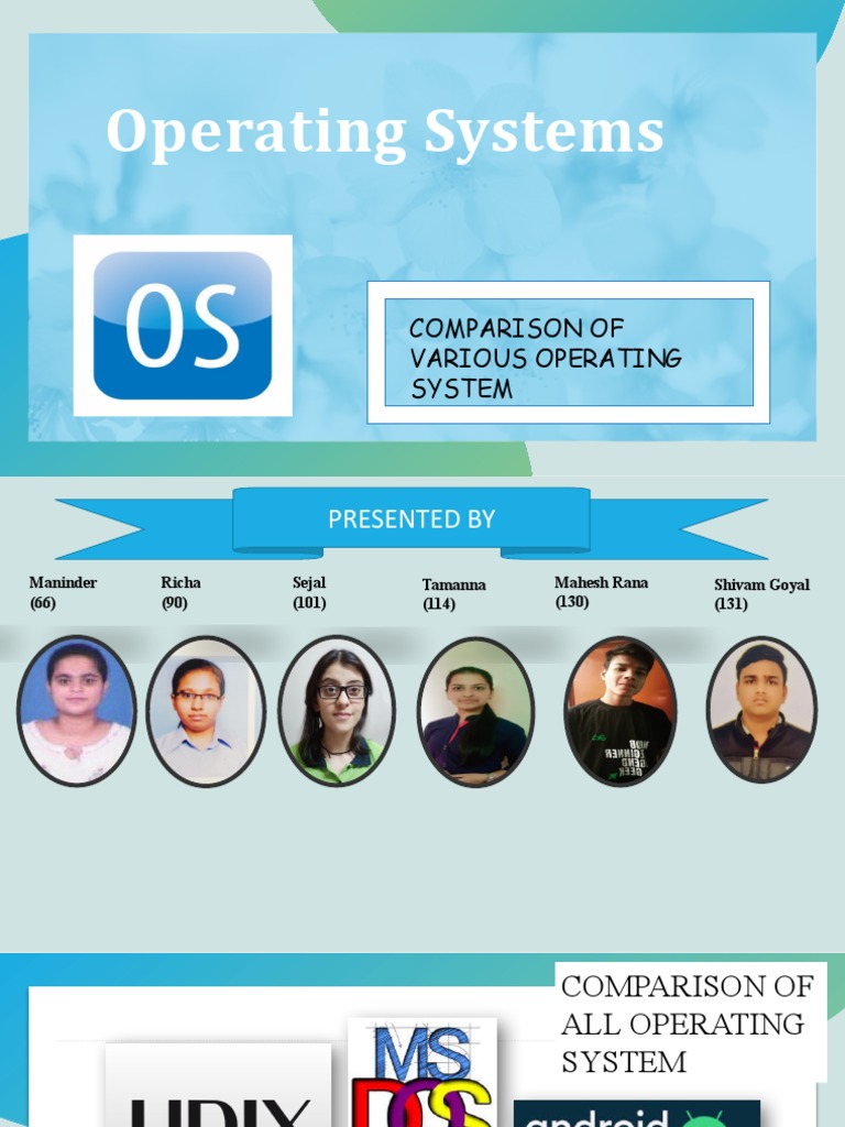 Operating Systems: Comparison of Various Operating System | PDF | File ...