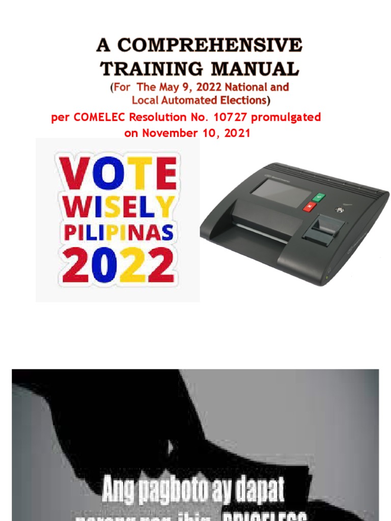 Pollwatchers Guide 2022 | PDF | Polling Place | Voting