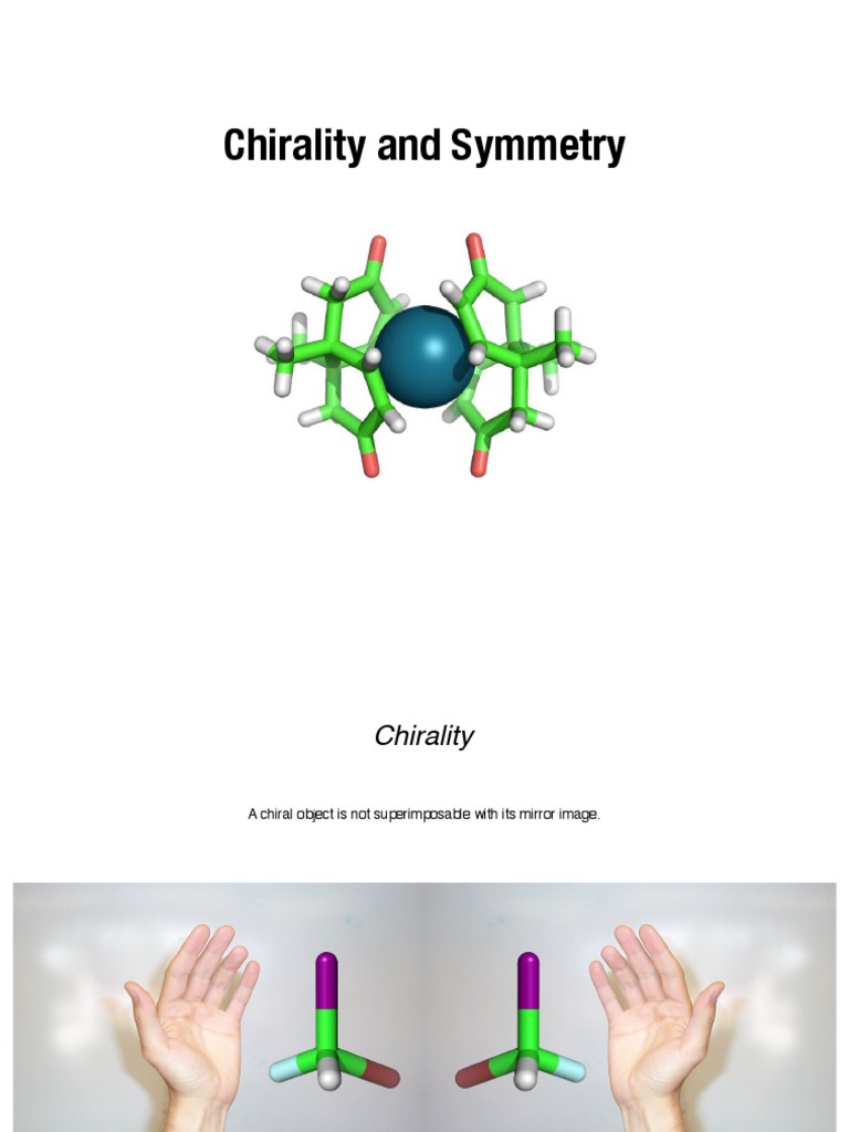 Chem-GA 1311 Spring 2021 B, Chirality and Symmetry | PDF | Chirality ...