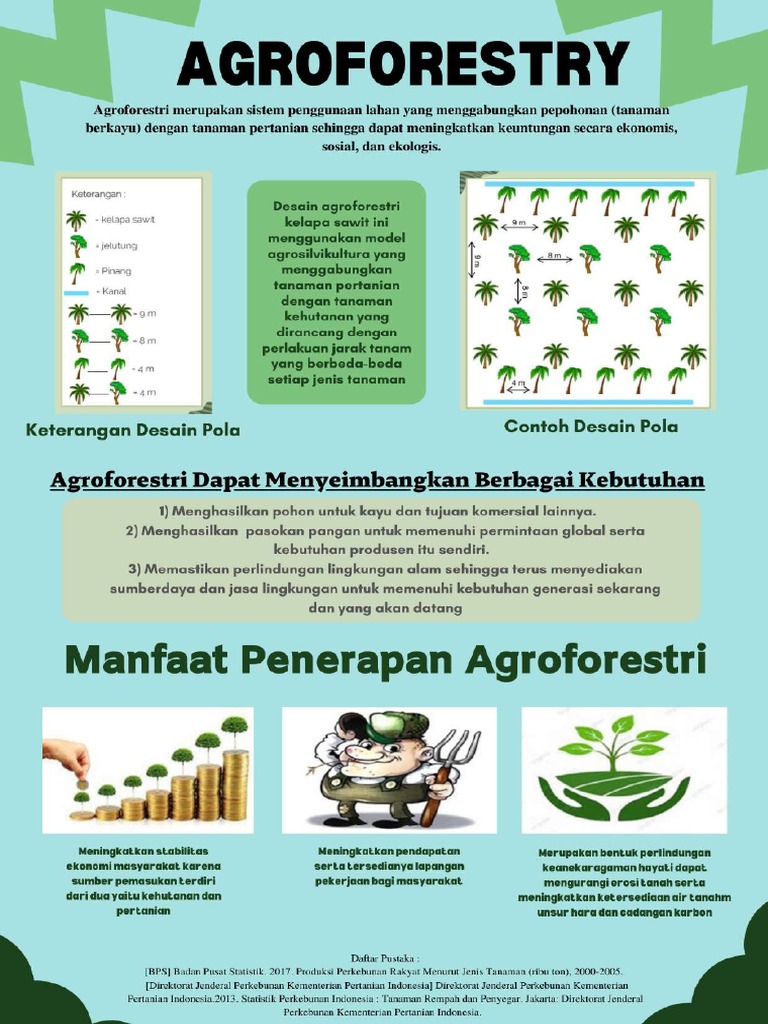 Poster Agroforestry Kelompok 21 | PDF