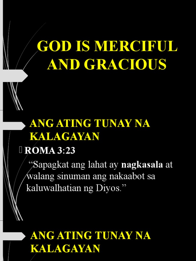 God Is Merciful and Gracious | PDF | Grace In Christianity | Mercy