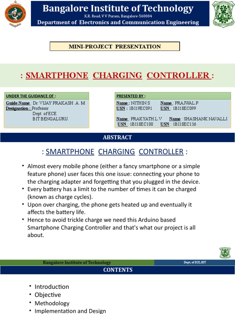 of Smart Charging Module | PDF | Battery Charger | Smartphone