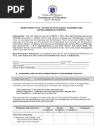 AIP School Template SY 2025-2026 | PDF | Learning