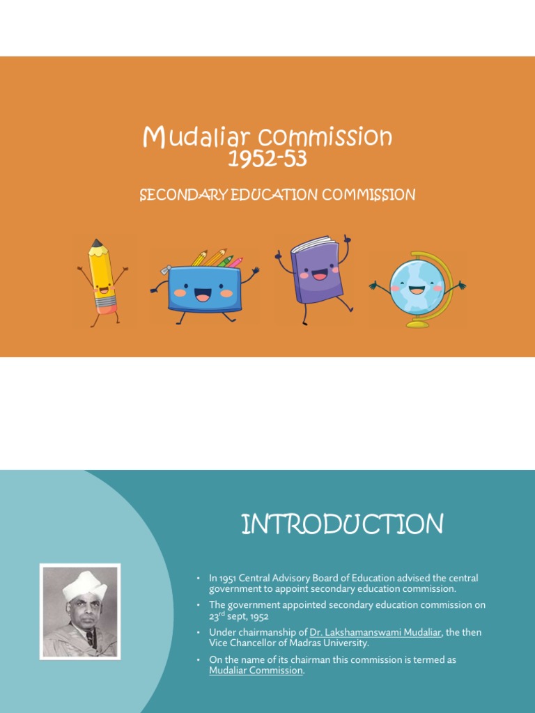 Mudaliar Commission PDF | PDF | Secondary Education | Schools