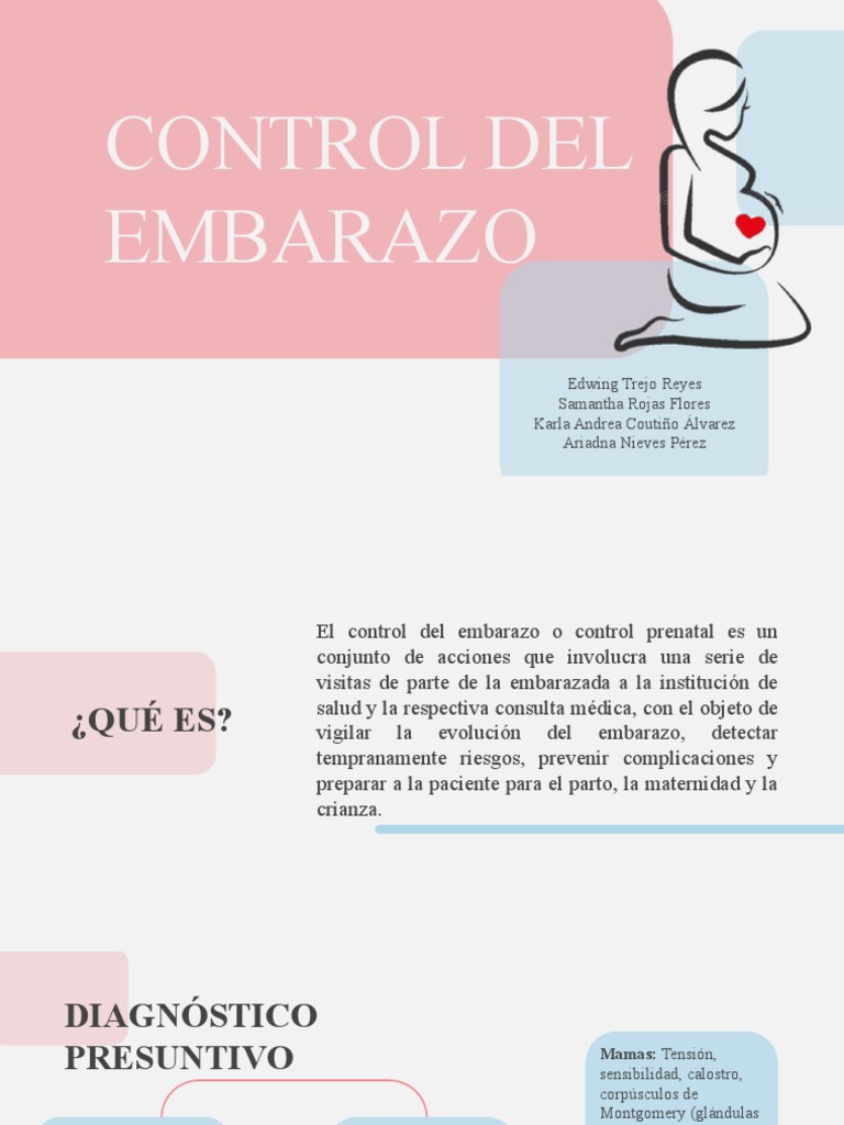 Control Del Embarazo | PDF | El embarazo | Hipertensión