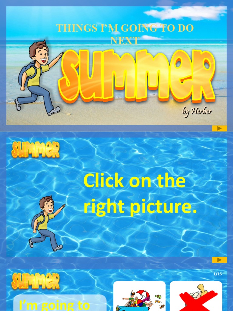 Summer Holiday Activities Vocabulary | PDF | Cooking, Food & Wine