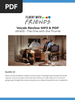 Friends Script. S01E01 | PDF | Friends