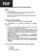 Pattern Grading | PDF