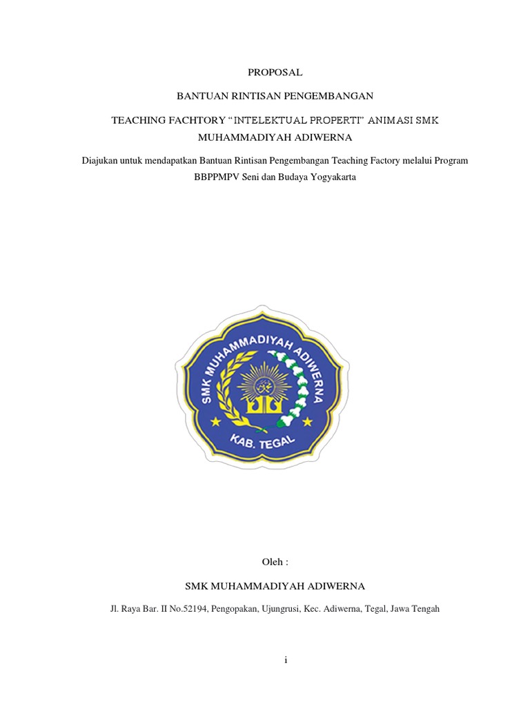 Proposal Tefa SMK Muhammadiyah Adiwerna | PDF