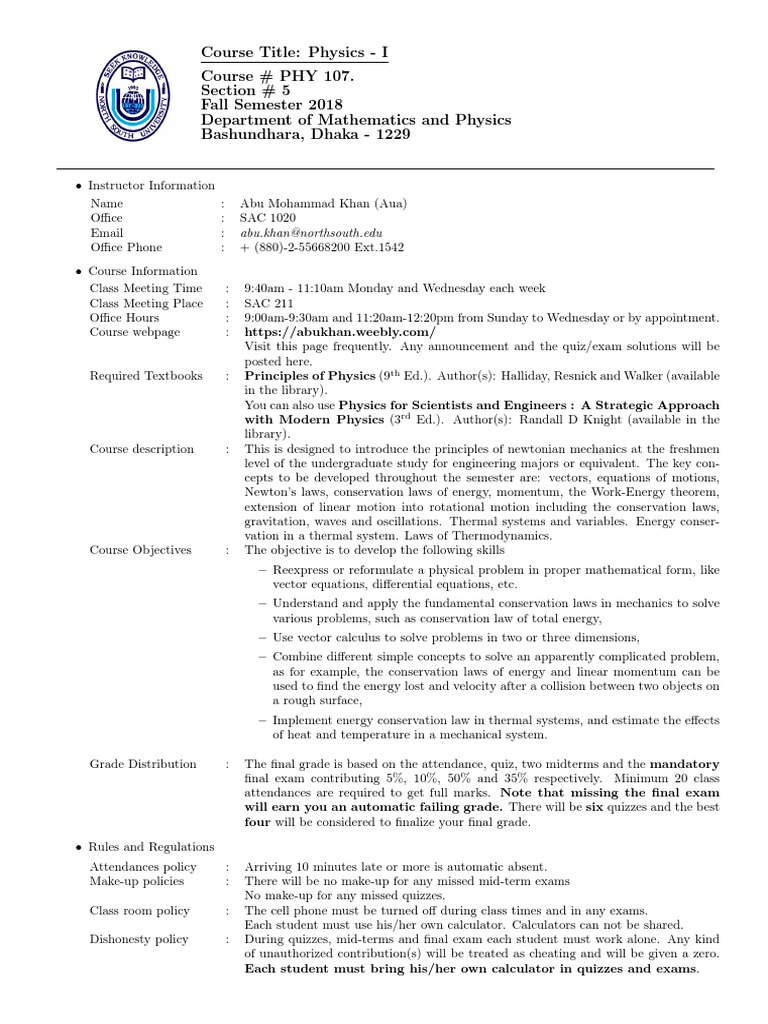 Phy 107 | PDF | Force | Momentum