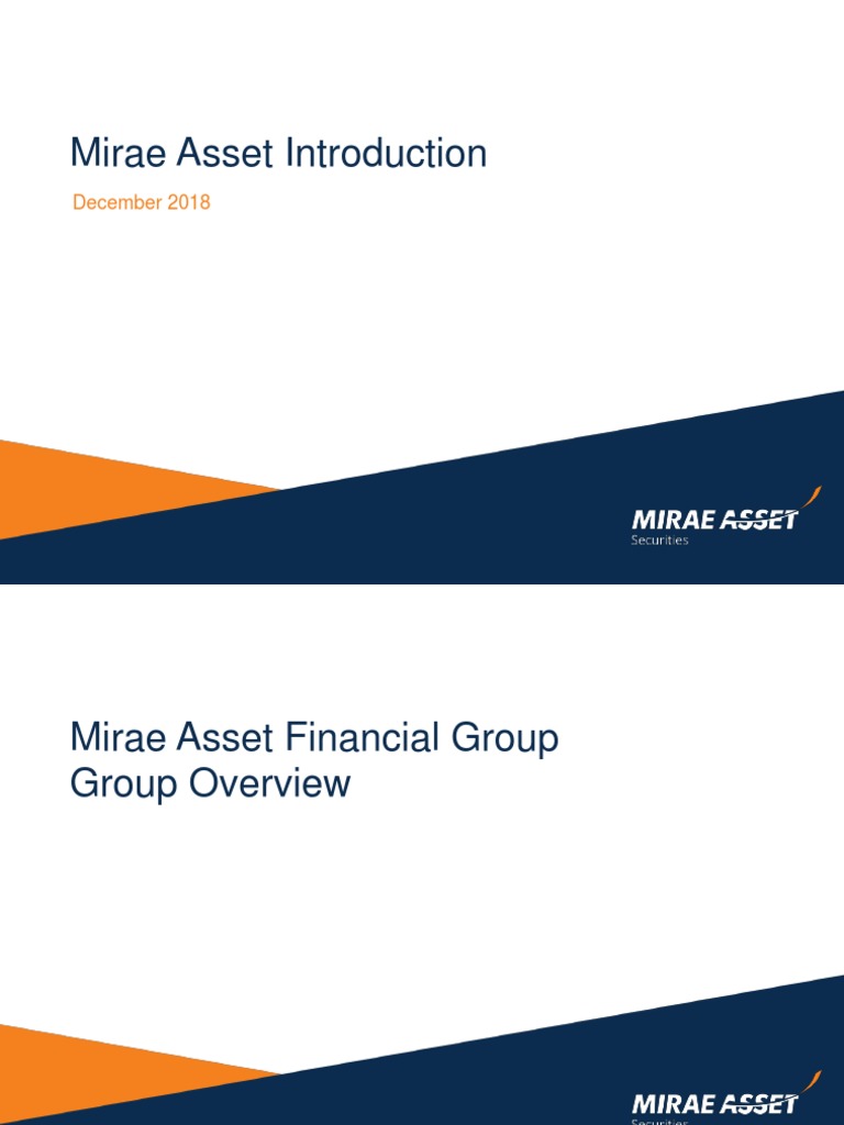 Mirae Asset Securities VN - Q32018 | PDF | Exchange Traded Fund | Investing