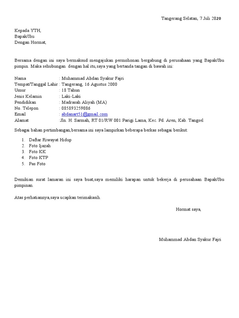 CV Muhammad Abdan Syakur Fajri | PDF | Karier & Perkembangan | Gaya Hidup
