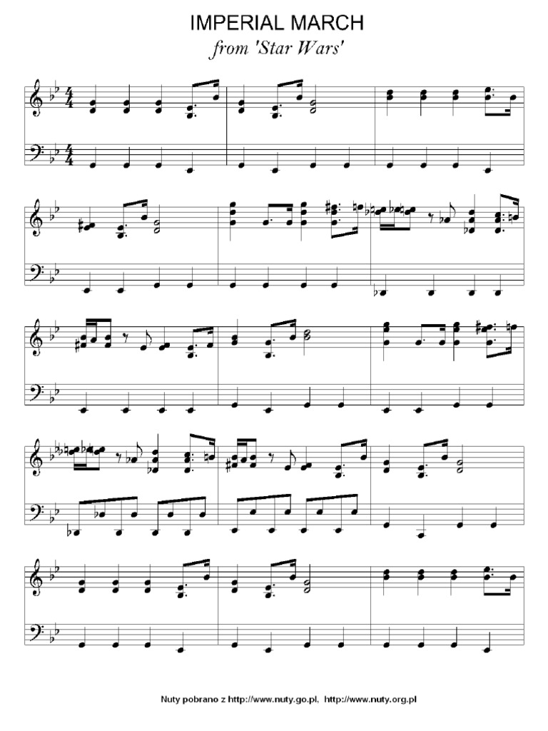 Star Wars - Imperial March | PDF