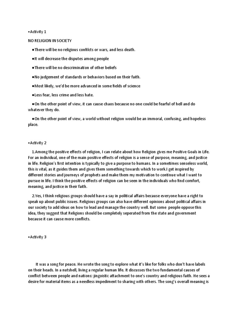 Intro To World Religion Q3 Week 3 | PDF | Faith | Metaphysics