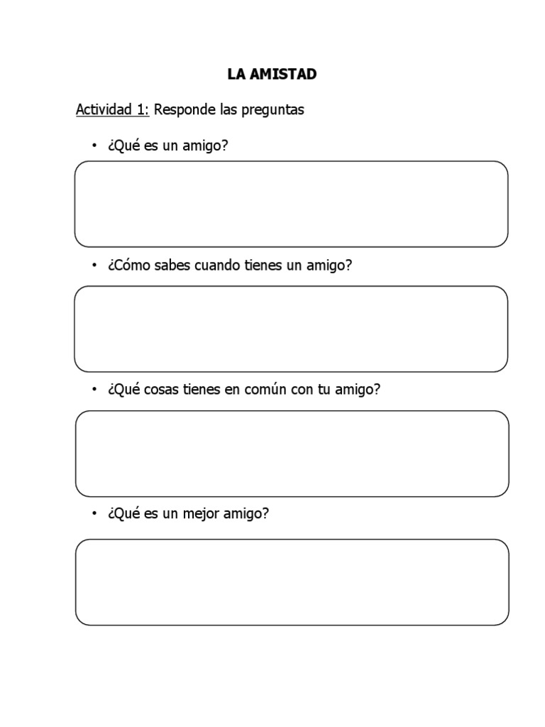 La Amistad | PDF | Cognición