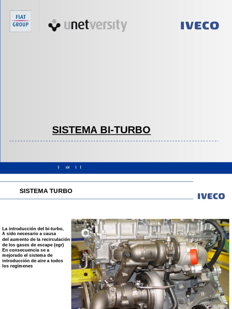 Sistema Bi-Turbo Daily-1 | PDF | Turbocompresor | Partes de vehículo