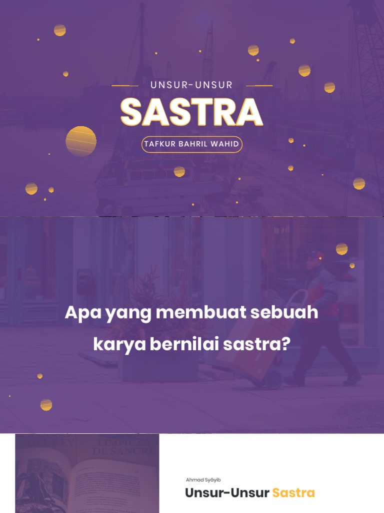 Unsur-Unsur Sastra Arab | PDF