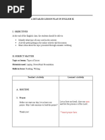 English Grade 9 | PDF | Teachers | Lesson Plan