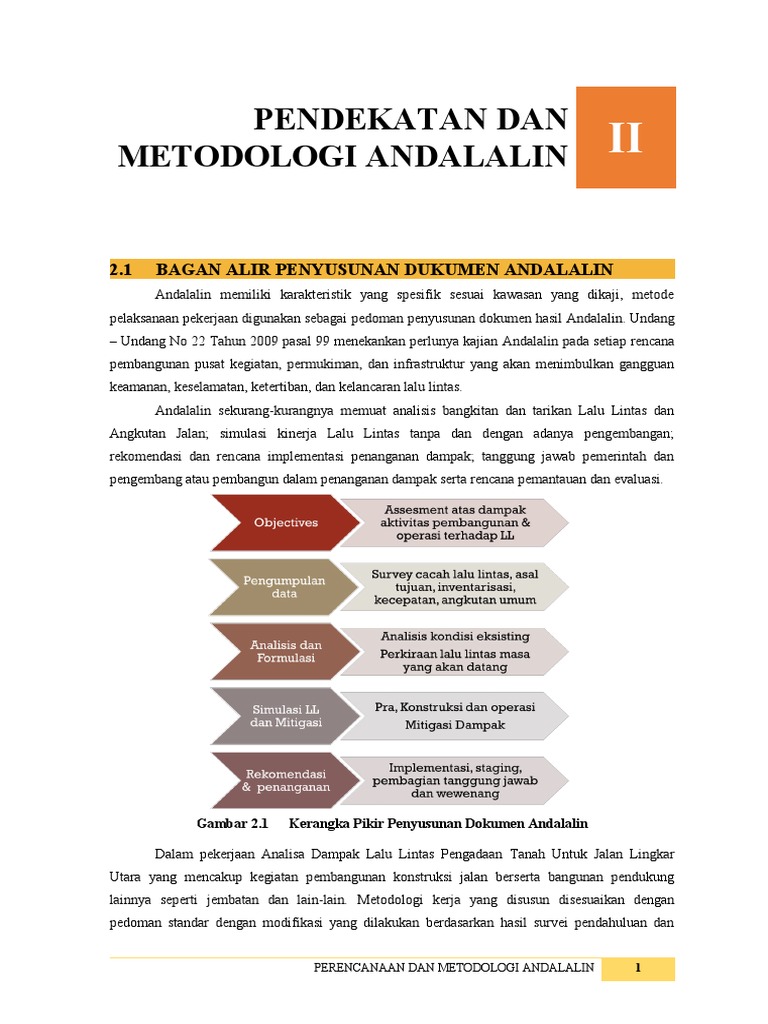 Metodologi Andalalin JLU | PDF