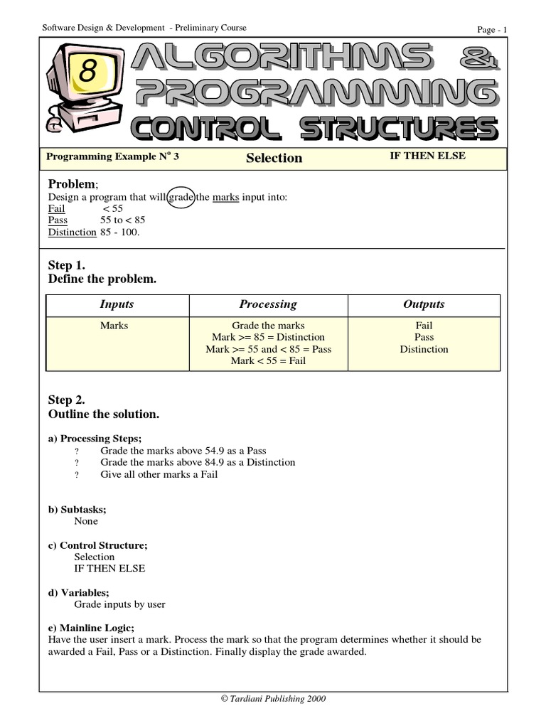 08 If Then Else Selection | PDF | Algorithms | Software