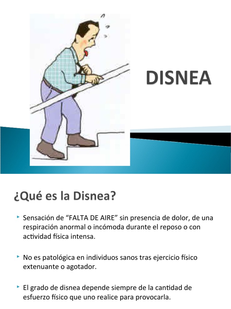 Análisis de los diferentes tipos y causas de disnea | PDF | Sistema ...