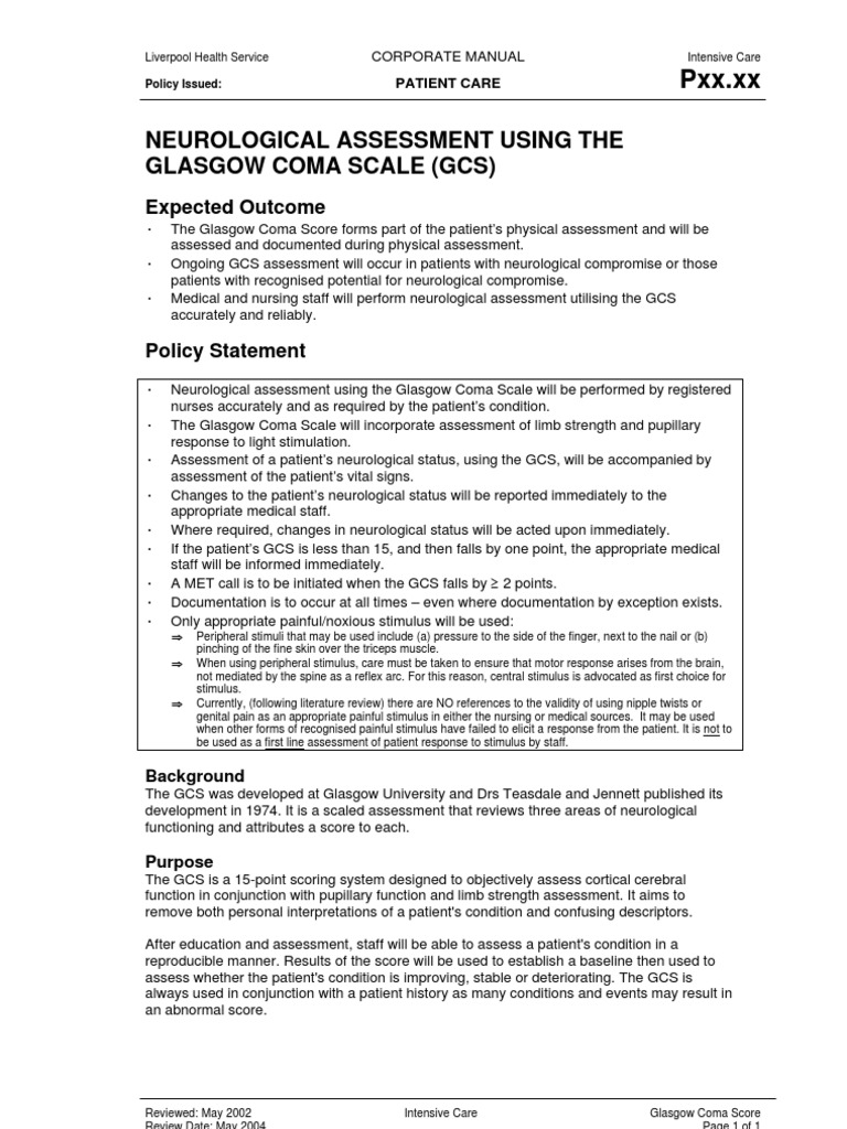 Gcs Scoring | Coma | Anatomical Terms Of Motion