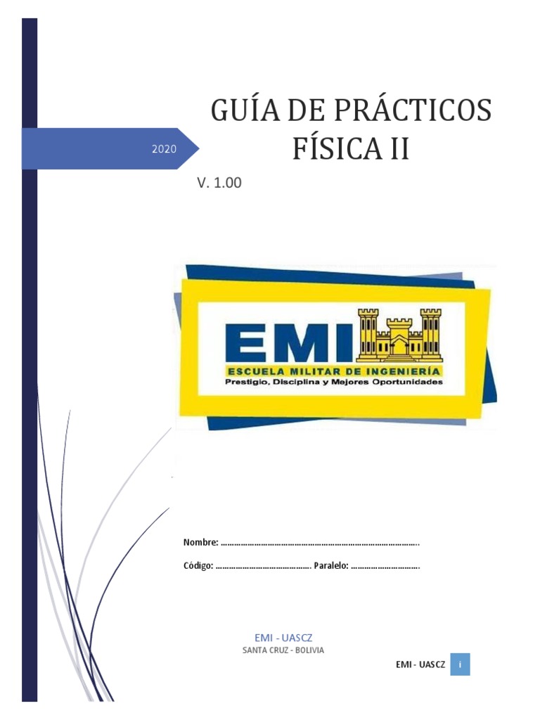 Guía de Prácticos de Física II - Práctica v. 1.00 (Segundo Parcial ...