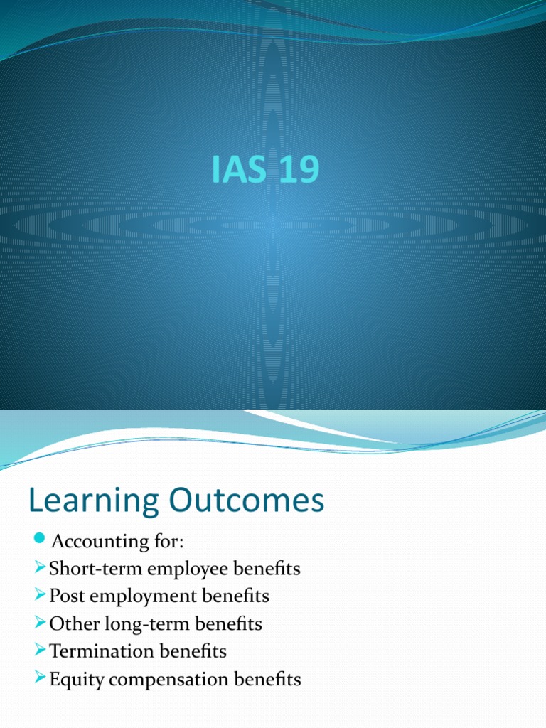 Ias 19 Notes | Download Free PDF | Defined Benefit Pension Plan | Pension