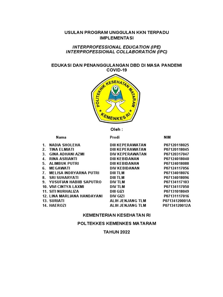 Contoh Proposal Unggulan | PDF | Kesehatan Holistik | Sains & Matematika