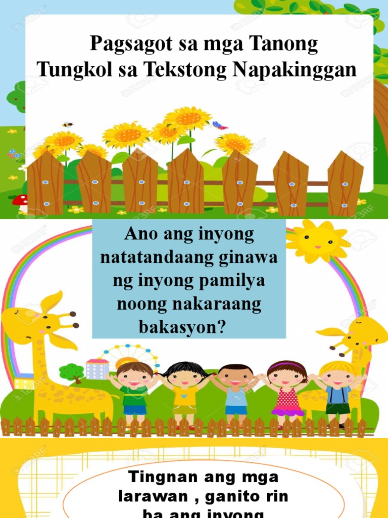 Grade 3 PPT - Filipino - Q1 - W2 - Day 1 | PDF