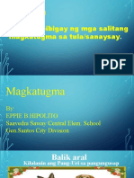 Filipino-3-Quarter-3-Week-3-Masabi-ang-Paksa-o-Tema-ng-Teksto-Kuwento-o-Sanaysay (Autosaved) | PDF
