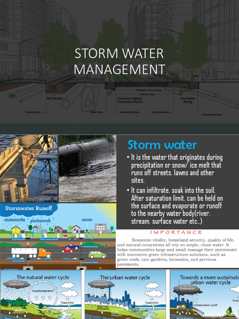 Storm Water Management | PDF | Surface Runoff | Stormwater
