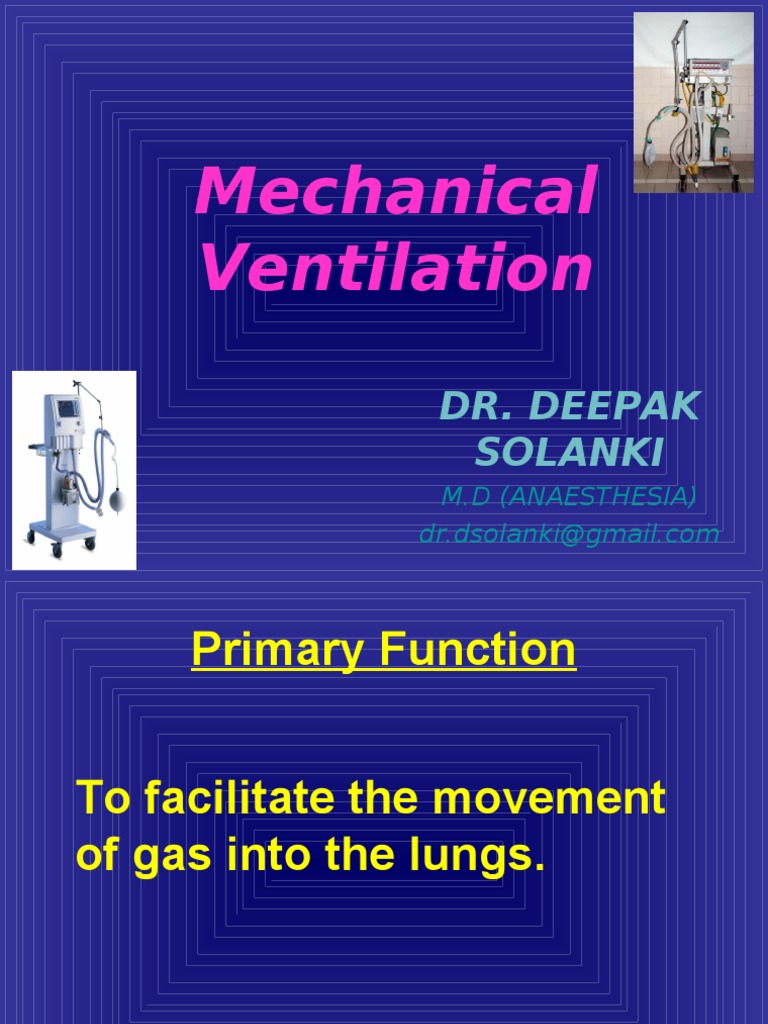 Mechanical Ventilation 1 | PDF | Exhalation | Respiration