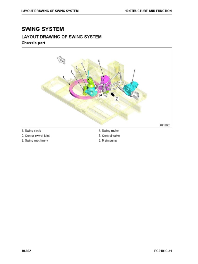 Understanding the Swing System of an Excavator | PDF | Valve | Brake