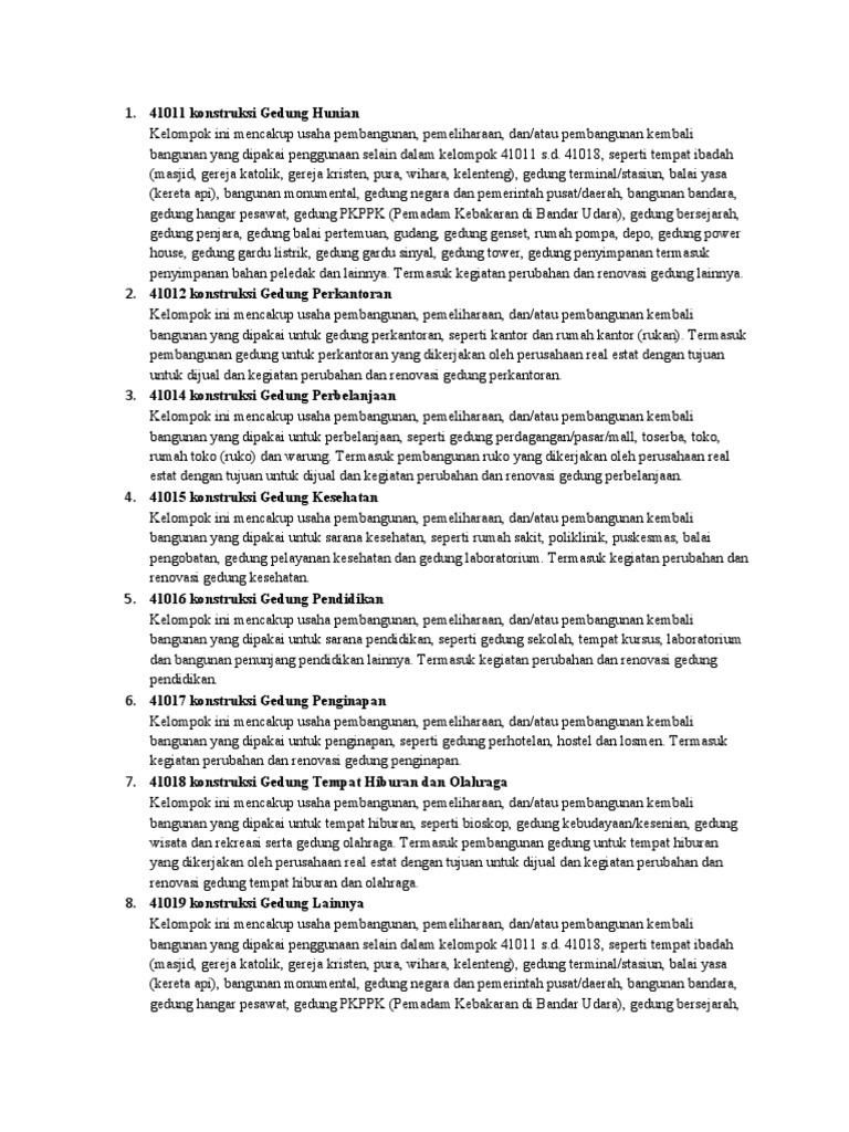 Konstruksi Gedung Hunian | PDF