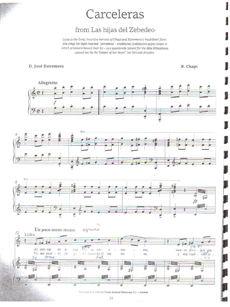 CHAPI Las Hijas Del Zebedeo Las Carceleras | PDF