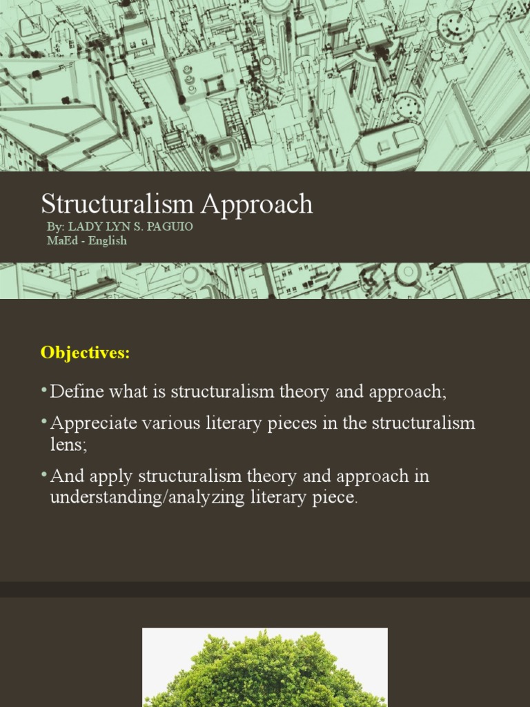 Structuralism Approach: By: Lady Lyn S. Paguio Maed - English ... Structuralism Approach: By: Lady Lyn S. Paguio Maed - English ...