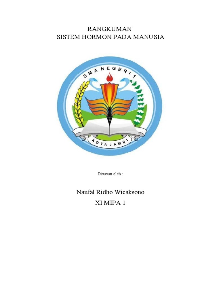 RANGKUMAN SISTEM HORMON (Naufal Ridho Wicaksono - XI MIPA 1) | PDF