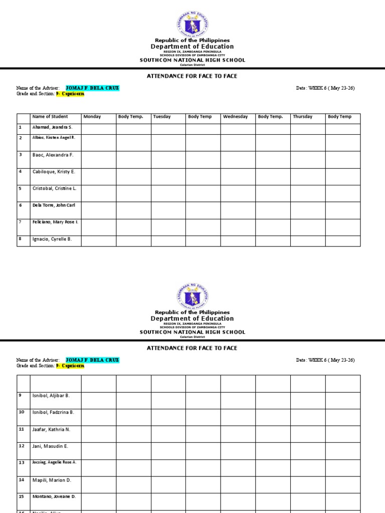 Department of Education: Republic of The Philippines | PDF