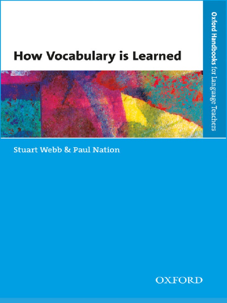 How Vocabulary is Learned | PDF | Vocabulary | Learning