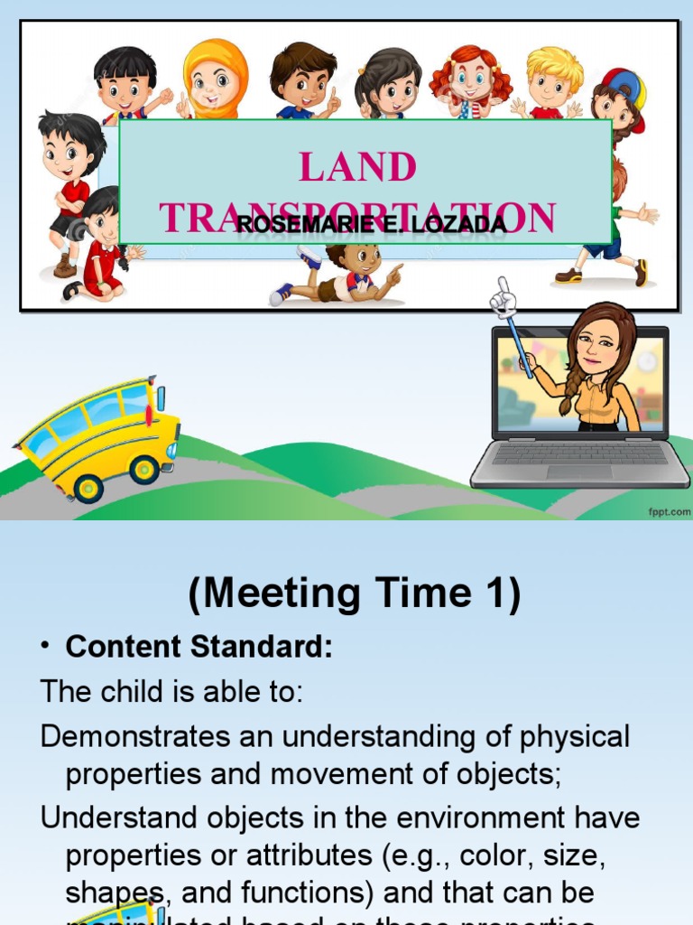 Land Transportation | PDF | Transport | Cognition