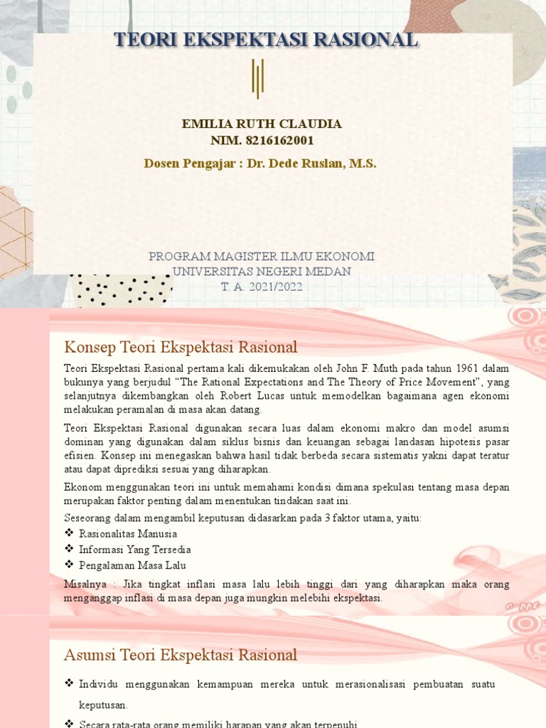 Èmilia Ruth Claudia - Teori Ekspektasi Realitas | PDF