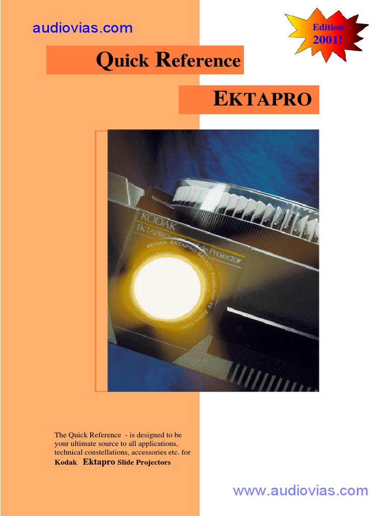 Kodak Ektapro Manual de Instrucciones | PDF | Infrared | Remote Control