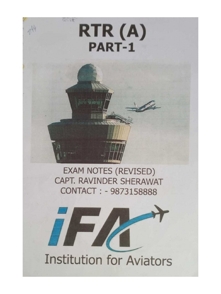 Rtr Part 1 Notes Pdf