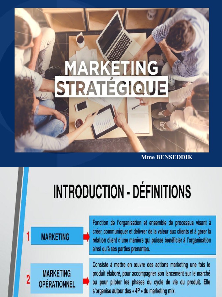 Marketing Stratégique Mme BENSEDDIK | PDF | Gestion stratégique | Commercialisation