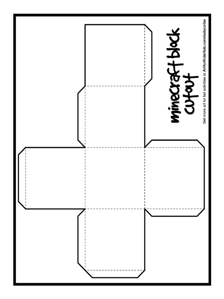 Minecraft Block Cutout | PDF