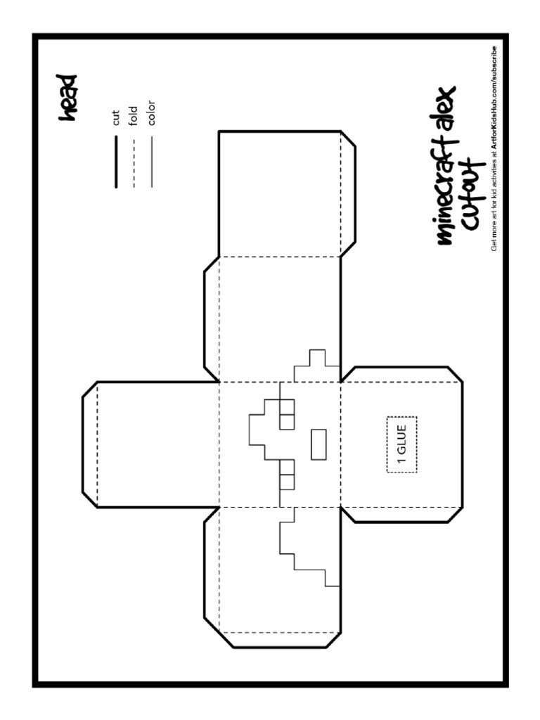 Minecraft Alex Cutout | PDF